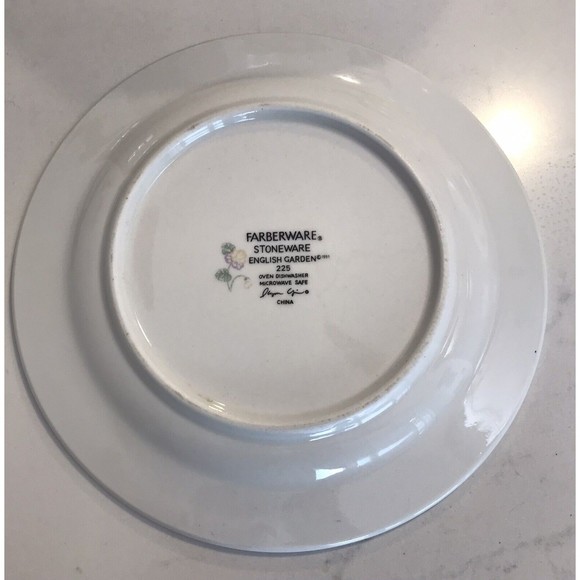 Dining | Farberware Stoneware English Garden 225 Pattern Set Of 9 ...